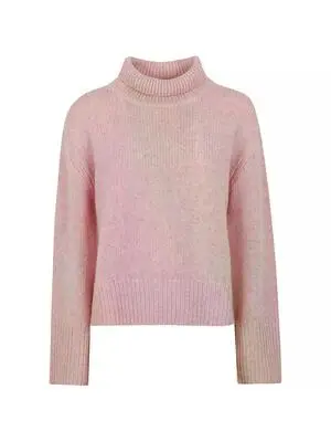 LISA YANG Roll-neck Ribbed-trim Sweater - Pink