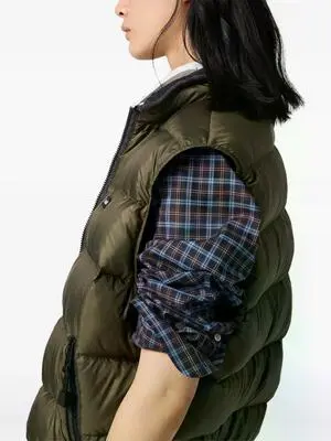 Miu Miu Padded Light Pongé Vest