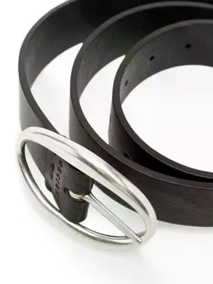 Orciani Oval-buckle Leather Belt