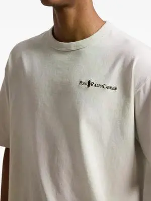 Polo Ralph Lauren Pony-embroidered T-shirt - Neutrals