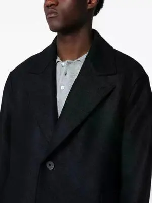 Harris Wharf London Virgin-wool Notch-lapel Coat