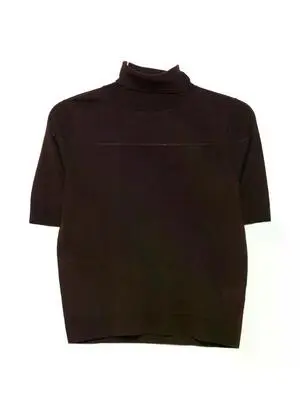 HUGENBERG Roll-neck Short-sleeve Sweatshirt