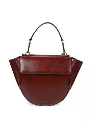 WANDLER Mini Hortensia Leather Tote Bag - Red