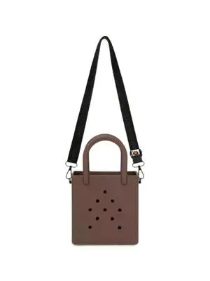 A BATHING APE Baby Milo Motif Eyelet-detail Cross Body Bag - Brown