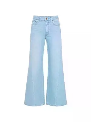 MOTHER The Lemon Twist Sneak Jeans - Blue