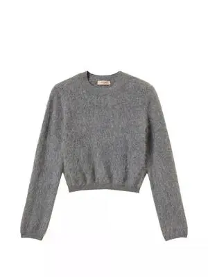 TWINSET Brushed Crew-neck Sweater
