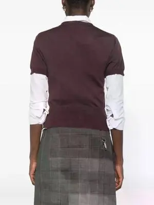 VIVIENNE WESTWOOD Bea Orb-embroidered Wool Sweater - Purple