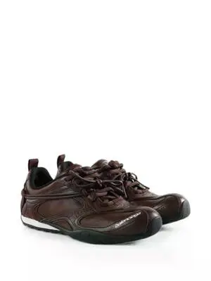 Balenciaga Radar Leather Sneaker In /black