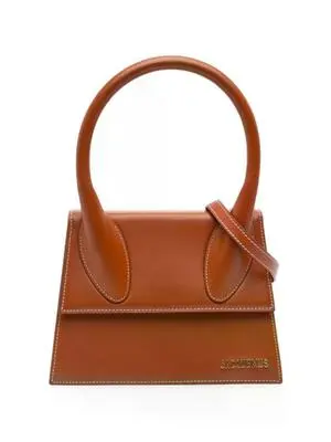Jacquemus 2000-2026 Leather Le Grand Chiquito Satchel - Brown