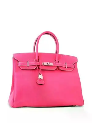 Hermès Candy Birkin Bag Epsom 35 Tote Bag - Pink