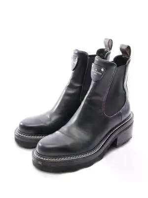 LOUIS VUITTON 2021 Monogram Ankle Boots - Black