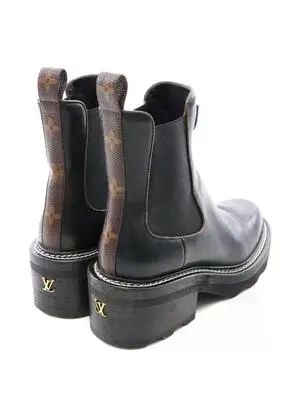 LOUIS VUITTON 2021 Monogram Ankle Boots - Black