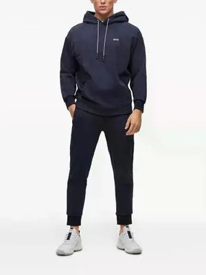 BOSS Logo-embroidered Cotton-blend Track Pants