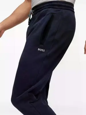 BOSS Logo-embroidered Cotton-blend Track Pants