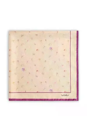 Valentino Garavani Papier Floral Silk Scarf - Neutrals