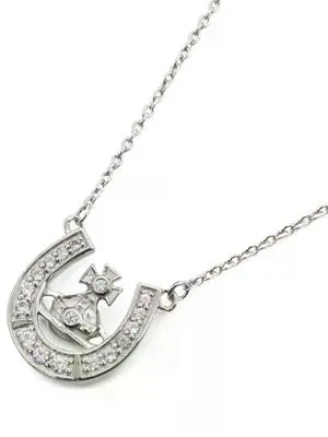 VIVIENNE WESTWOOD 2020s Mare Horseshoe-pendant Necklace - Silver