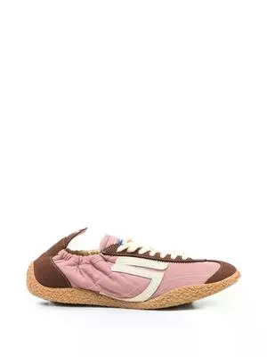 PURAAI Logo-patch Panelled Sneakers - Pink