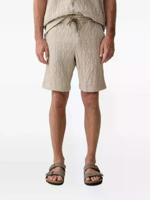 LINDBERGH Jacquard-woven Drawstring Shorts