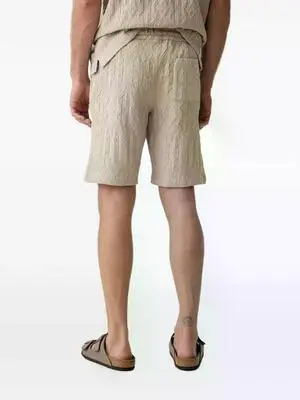 LINDBERGH Jacquard-woven Drawstring Shorts