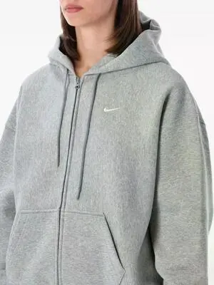 Nike Studio Logo-embroidered Zip-up Hoodie