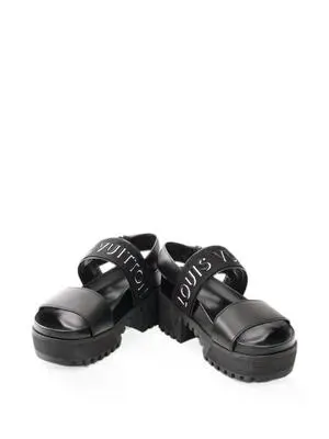 LOUIS VUITTON Laurie Line Platform Slingback Sandals