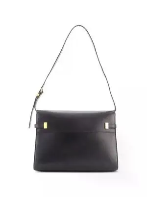 Saint Laurent Manhattan Leather Shoulder Bag - Black