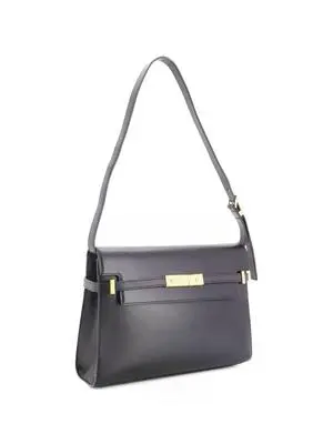 Saint Laurent Manhattan Leather Shoulder Bag - Black