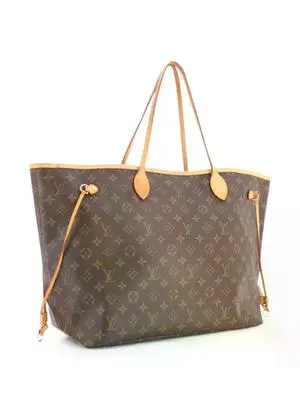 LOUIS VUITTON Neverfull Monogram Canvas Gm Tote Bag - Brown