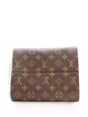 LOUIS VUITTON Fold Tote Monogram Canvas And Leather Pm Satchel