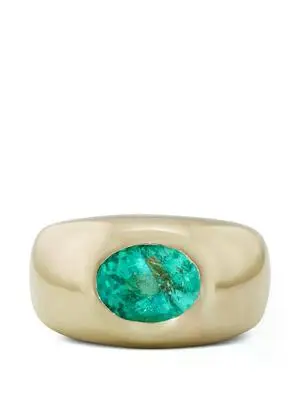 Jacquie Aiche Emerald Oval Dome Ring