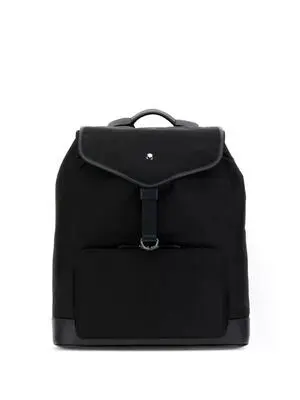Montblanc Logo-plaque Foldover-top Canvas Large Backpack