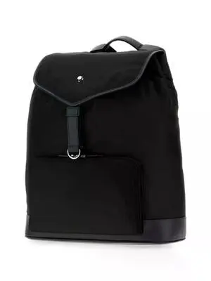 Montblanc Logo-plaque Foldover-top Canvas Large Backpack