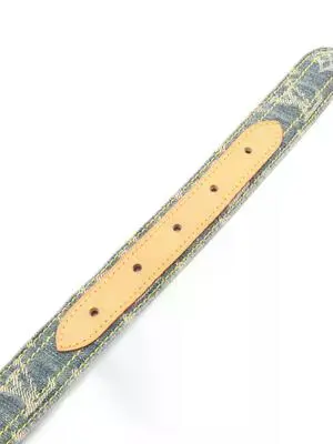 LOUIS VUITTON 2006 Monogram Denim Belt