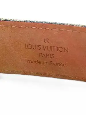 LOUIS VUITTON 2006 Monogram Denim Belt