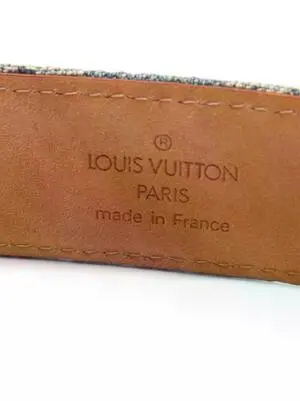 LOUIS VUITTON Monogram Denim Belt - Blue