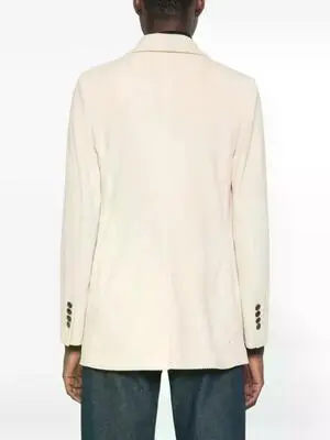 CIRCOLO 1901 Double-breasted Corduroy Jacket - White