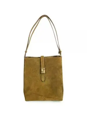 Soeur Suede Shoulder Bag