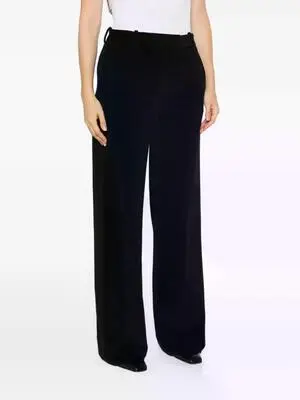 CIRCOLO 1901 Velvet-effect Wide Leg Trousers