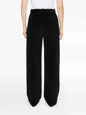 CIRCOLO 1901 Velvet-effect Wide Leg Trousers