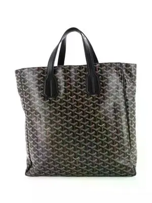 Goyard Voltaire Iii Coated Canvas Tote Bag - Black