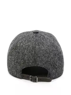Brunello Cucinelli Monili Embellished Tweed Baseball Cap