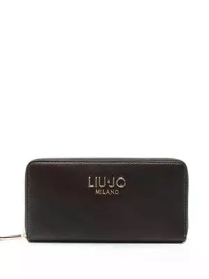 Liu Jo Logo-plaque Zip-around Wallet - Brown