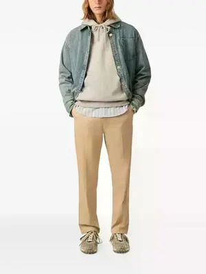 AMI Paris Parisian Fit Cotton Trousers