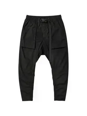 THOM KROM Buckle-fastening Drop-crotch Trousers - Black