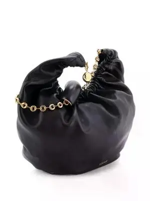 Loewe Squeeze Leather Small Hobo Bag - Black