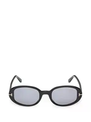 TOM FORD Iggy Oval Sunglasses - Black