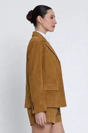 Central Park West Odessa Studded Bf Blazer