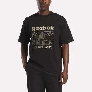REEBOK Big Graphic T-shirt - Black