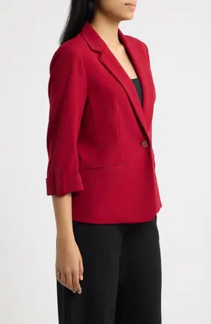 Anne Klein Single-button Blazer