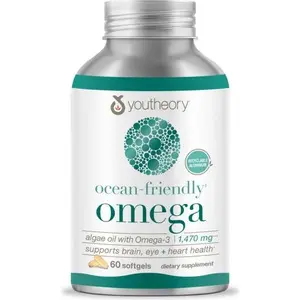 YOUTHEORY Ocean-friendly Vegan Algae Omega 3